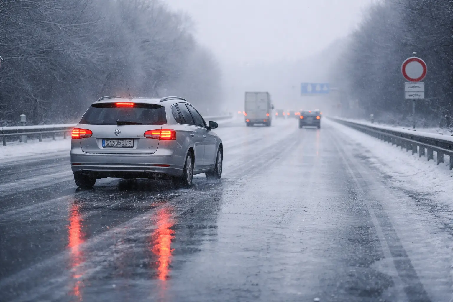Glatteis-Alarm legt Deutschland lahm